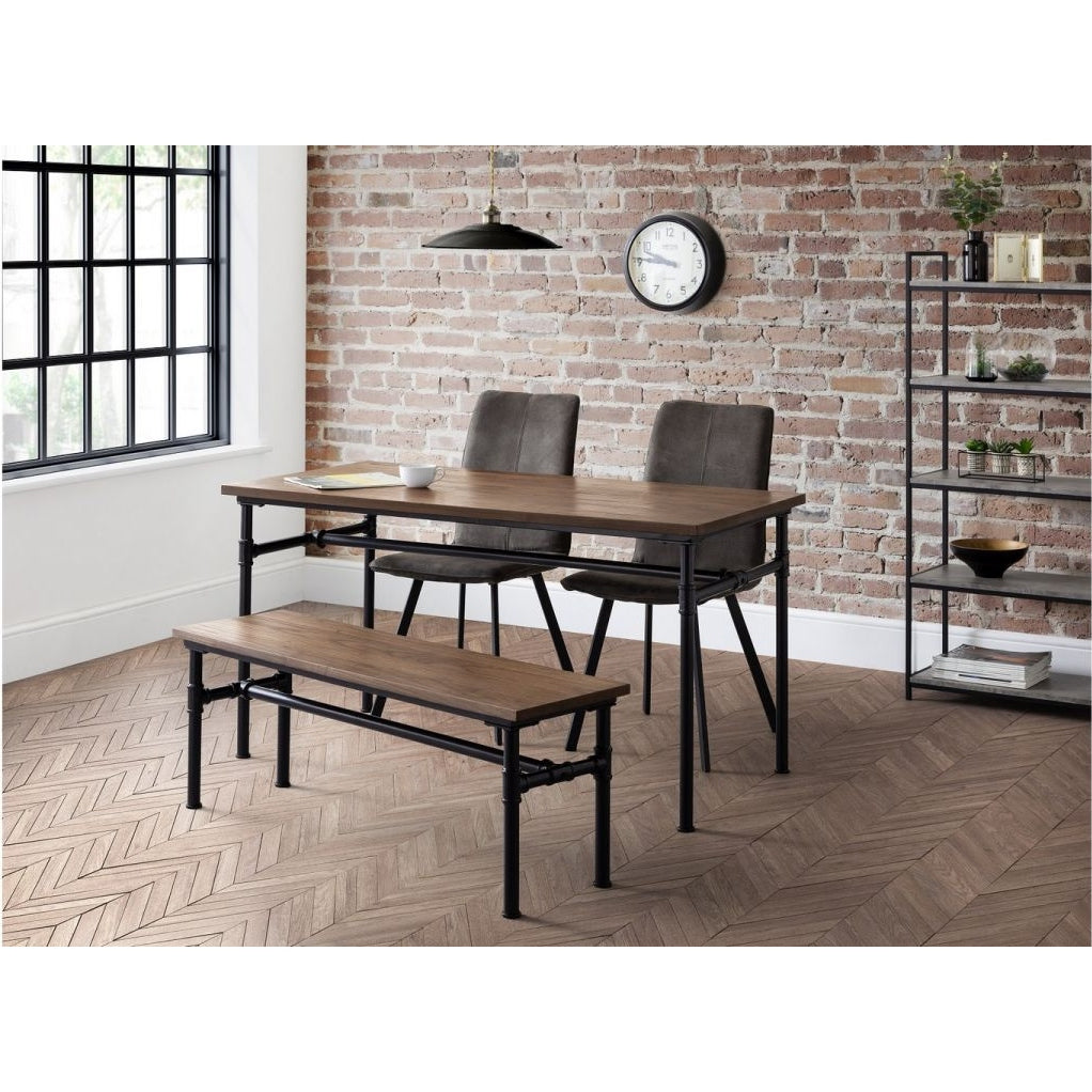 Carnegie Dining Table, Bench & 2 Monroe Chairs – LAVESSO